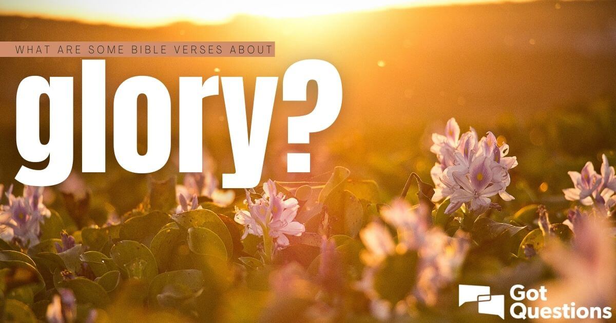Bible Verse Glory