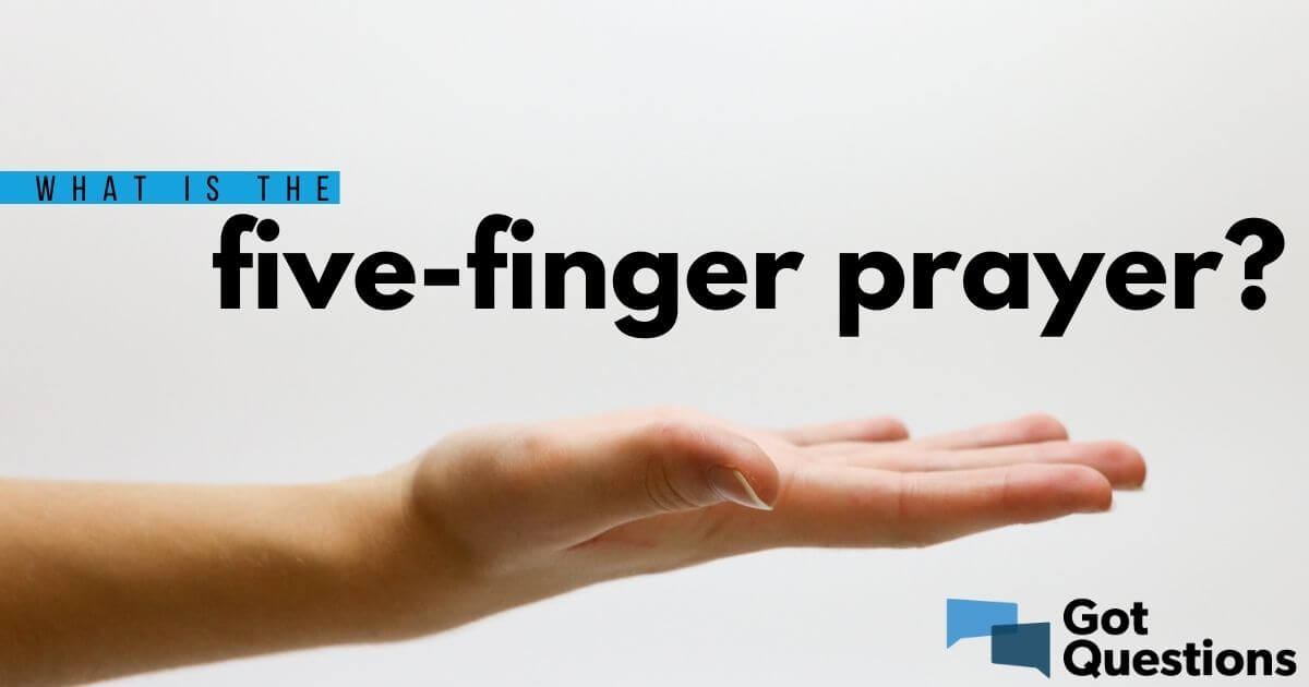 What is the five-finger prayer? | GotQuestions.org