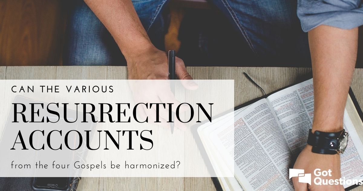 Can The Various Resurrection Accounts From The Four Gospels Be