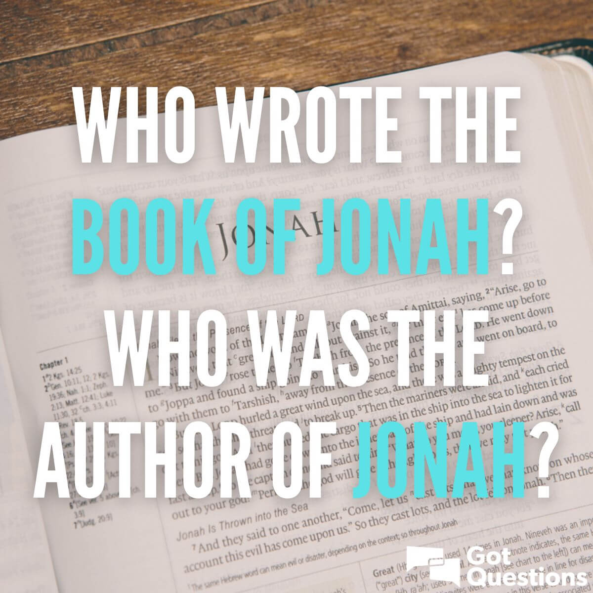 Who wrote the book of Jonah? Who was the author of Jonah ...