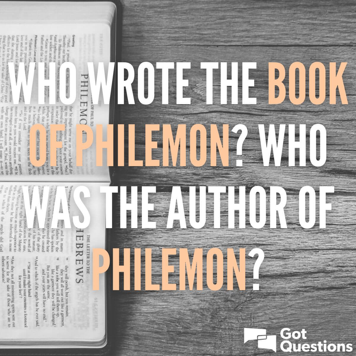 Who wrote the book of Philemon? Who was the author of Philemon ...
