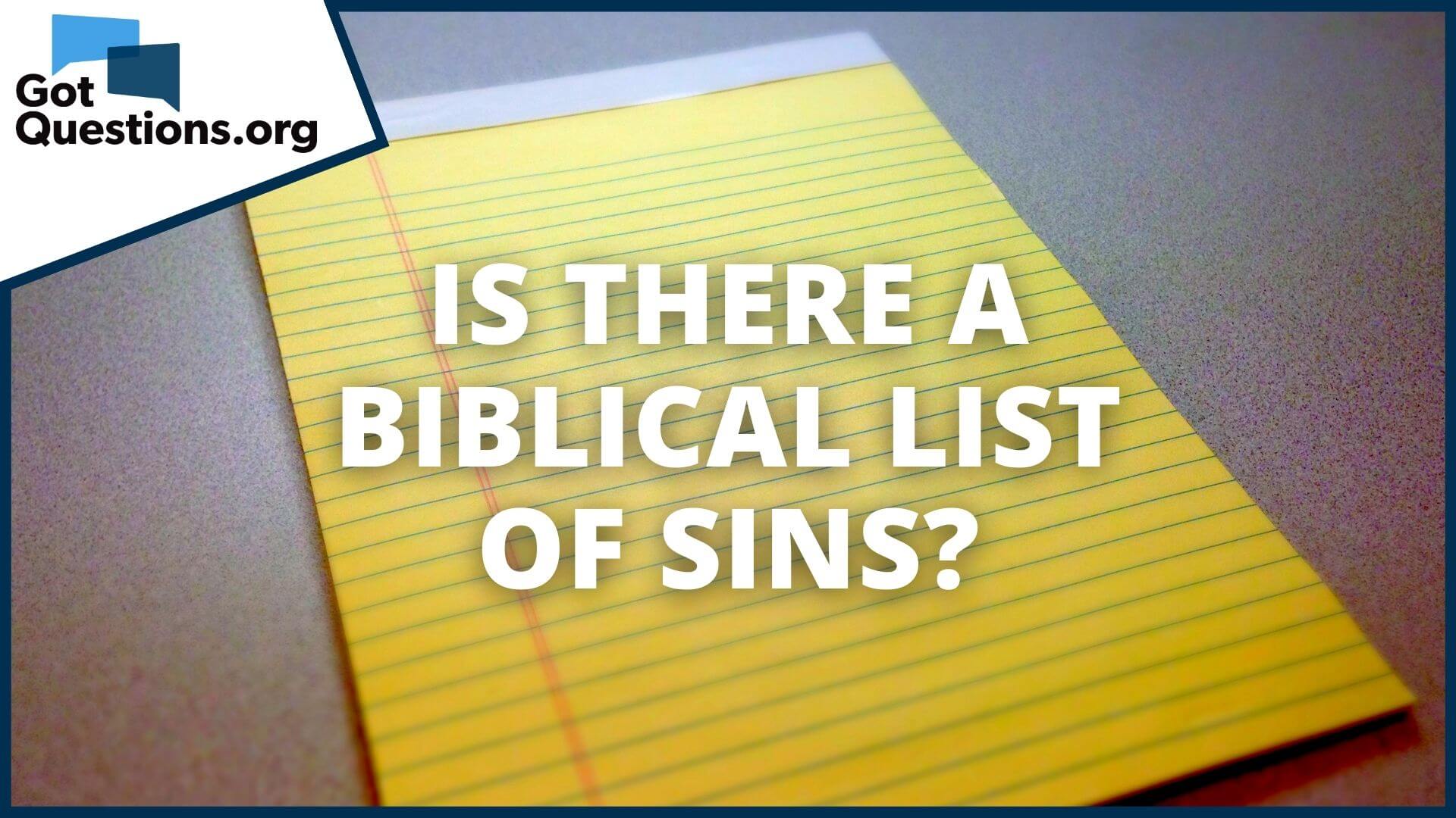 The Seven Deadly Sins Bible Verse